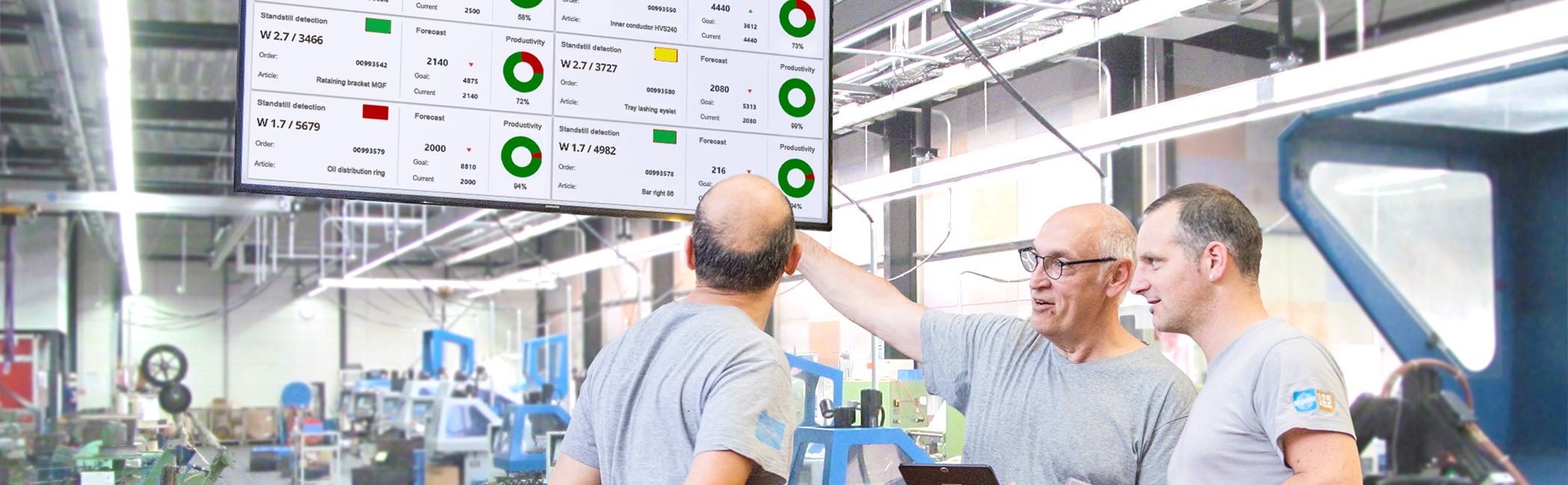 Dashboards for production in real time - iT Engineering